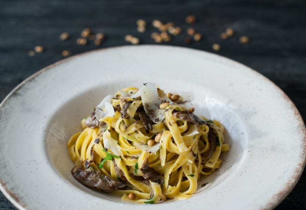 Laskagombás széles metélt - Székely Konyha és Kert